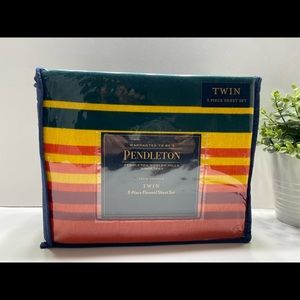 Pendleton | Bedding | New Pendleton 3 Piece Flannel Sheet Set Twin 0 ...